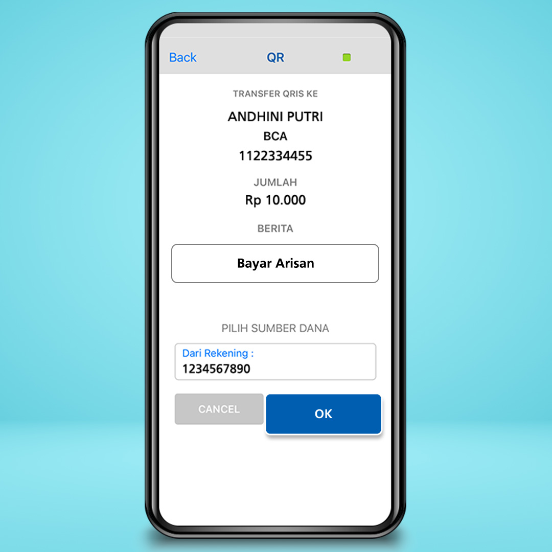 BCA - Pakai QRIS TUNTAS fitur Transfer di BCA mobile, Kirim Uang Anti Ribet